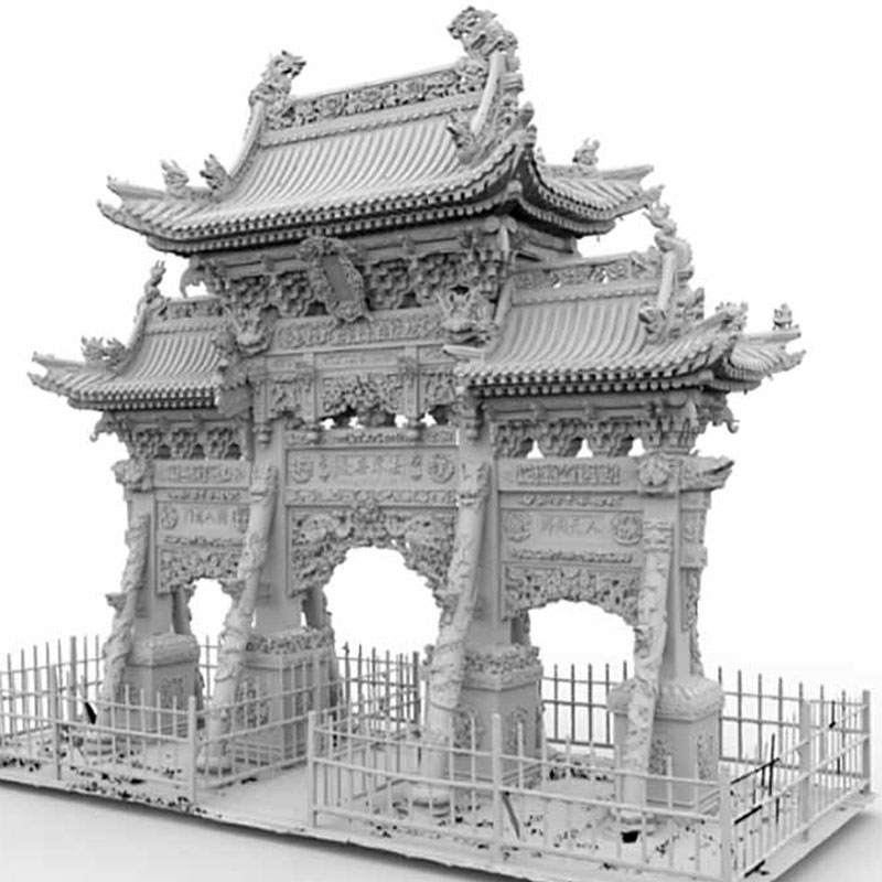 3D Scaning Buddhist Temple Arch At Wutai Mountain – 3D Printing